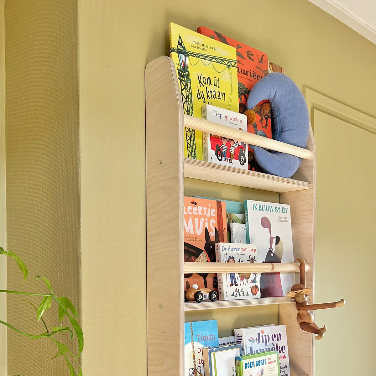 Shelfie montessori boekenrek kinderkamer | 5 planken - blank