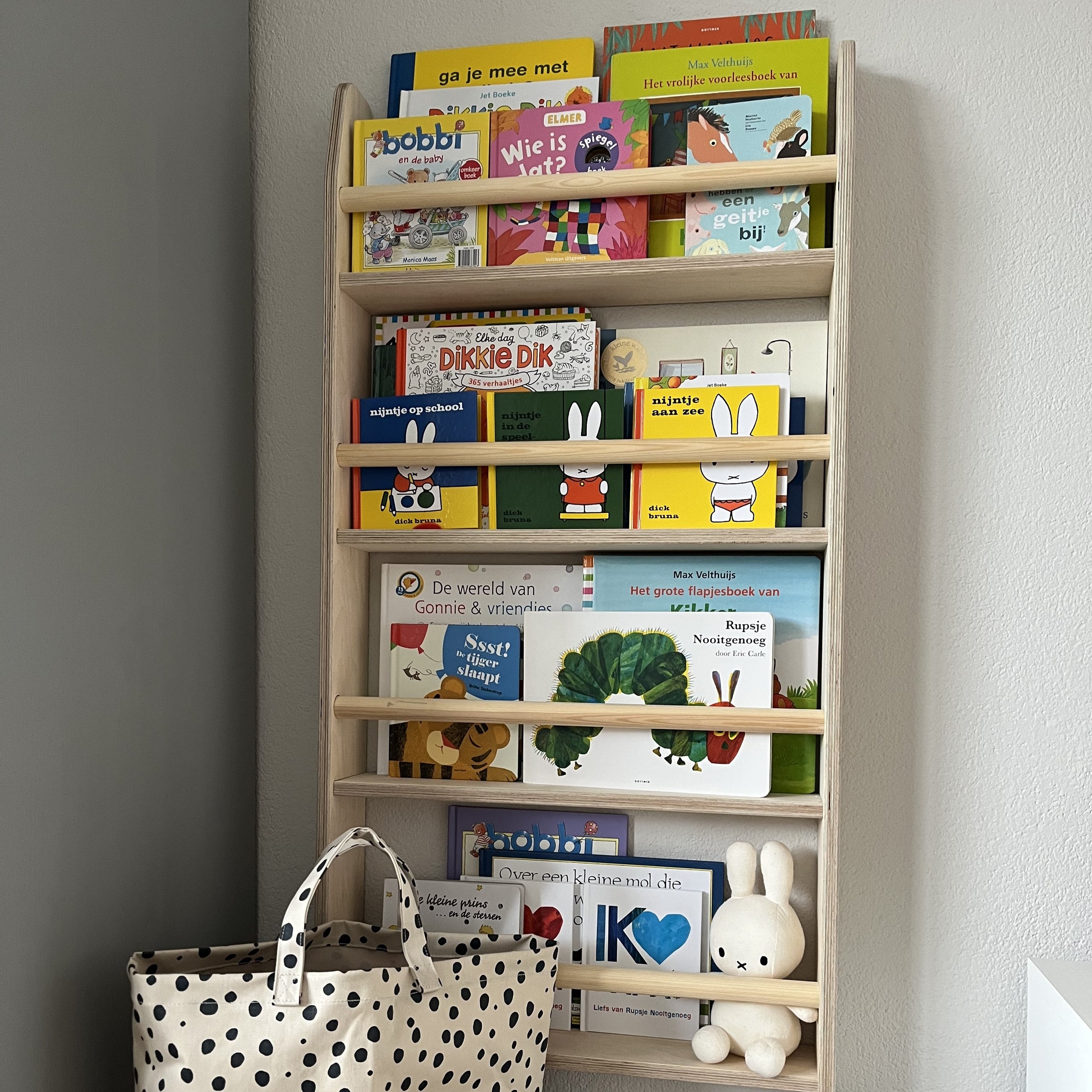 shelfie montessori boekenrek kinderkamer 4 planken blank € 96 90 50 ...